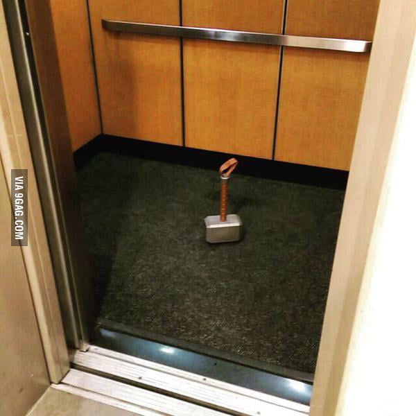 The elevator is worthy - 9GAG