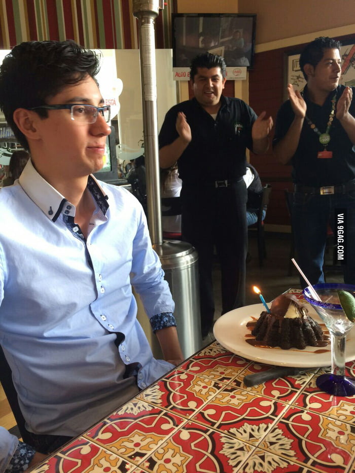 They sang to me HBD song 3 times because they realized how ashamed I was - 9GAG