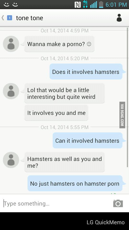 Oh, just hamster on hamster love - 9GAG