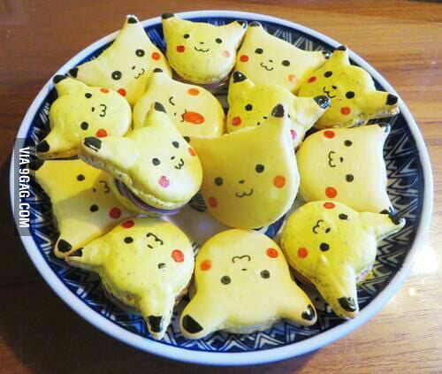 Pikachu Macarons - 9GAG