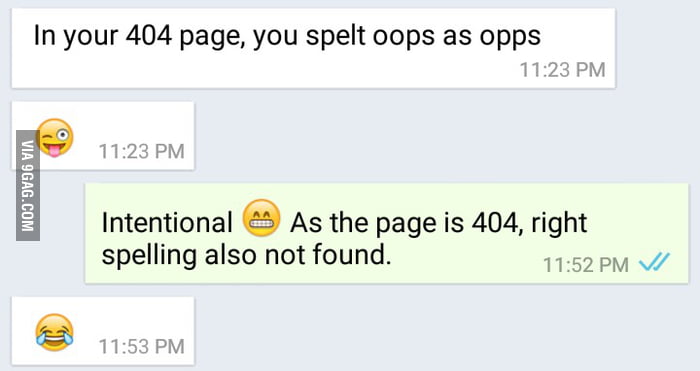 You never ever try to correct a web developer - 9GAG