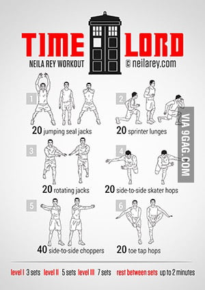 Probably the best workout ever with my Favourite tv show - 9GAG