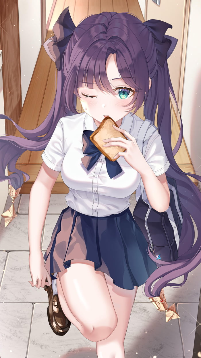 "Late for School" Mona - 9GAG