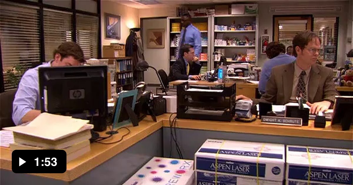Random clip of the Office. #96 (S05,E23) - 9GAG
