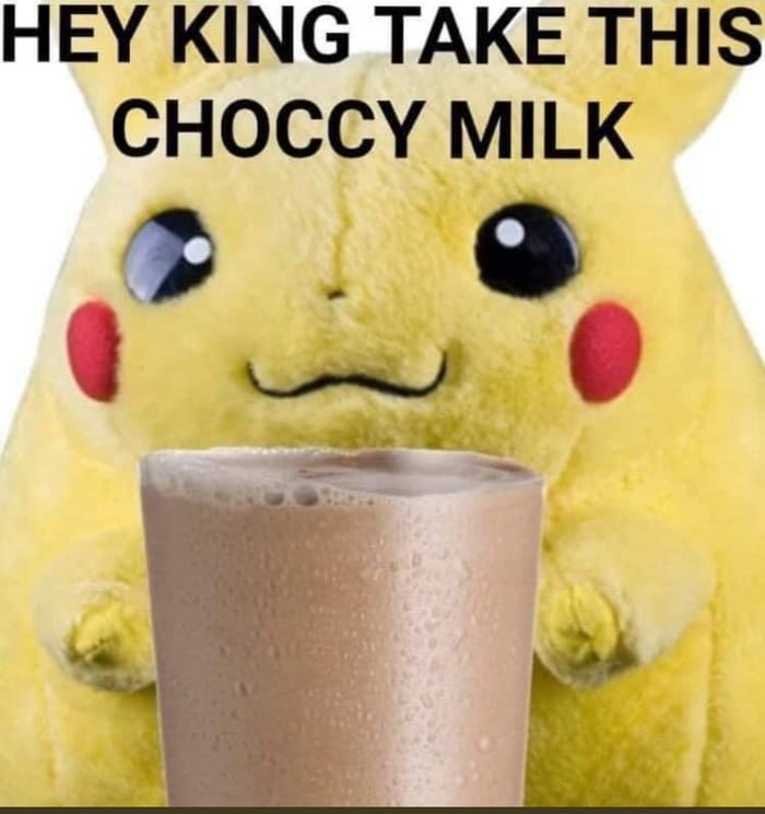 This is choccy milk do you accept? - 9GAG