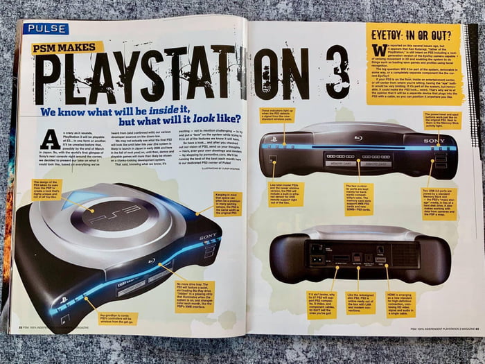 What PlayStation Magazine guessed what the PS3 was going to look like ...