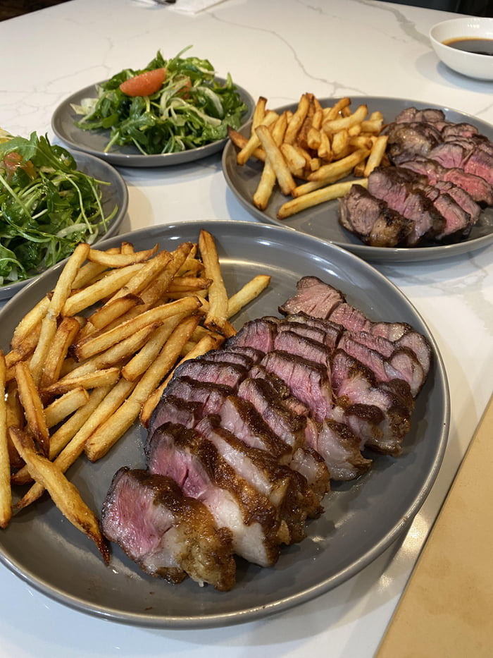 Wagyu Delmonico Steak Frites - 9GAG