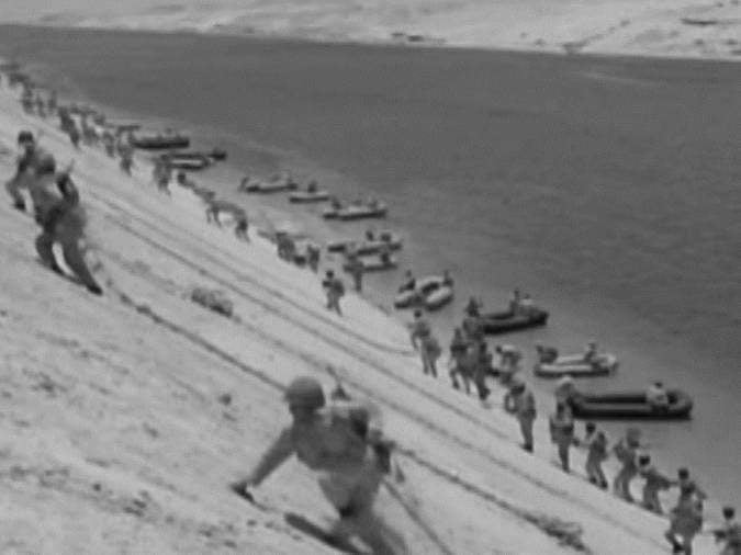 The Egyptian army surprised the Israeli army and crossed the Bar-Lev ...