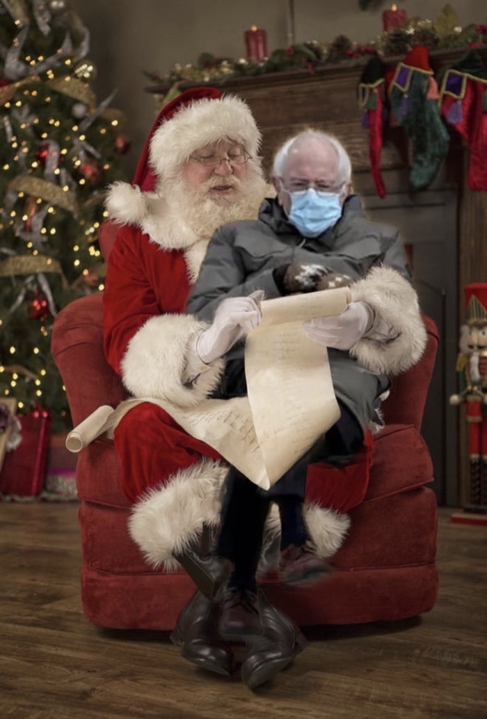 Ha! Merry Christmas Bernie. - 9GAG