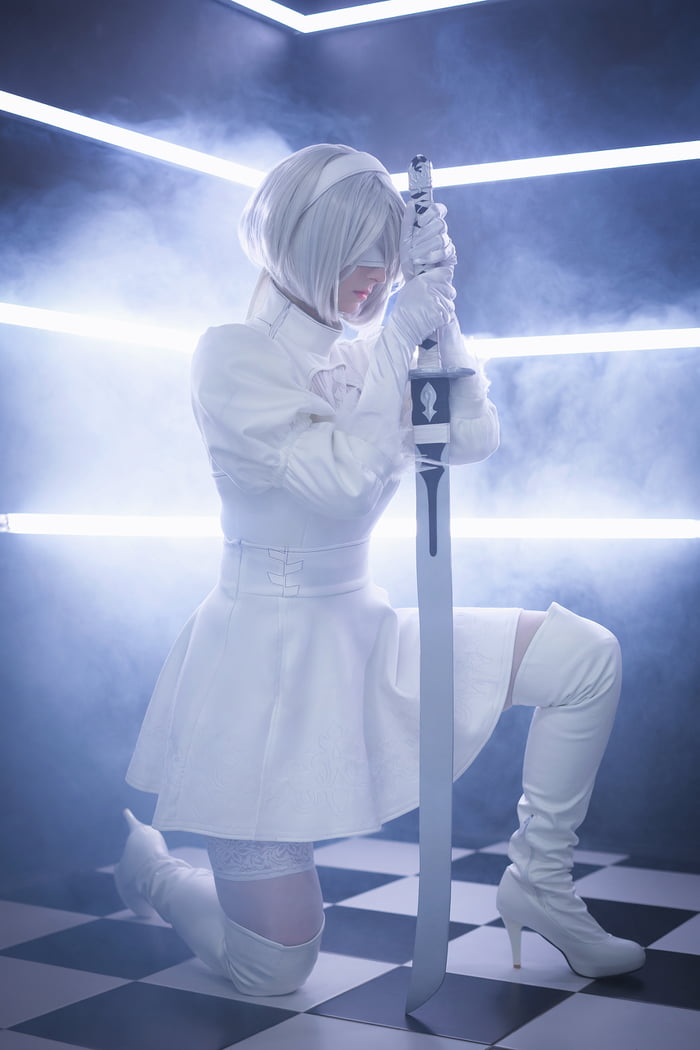 White 2b (original not 2p!) from Nier:Automata by me. Its really one of ...