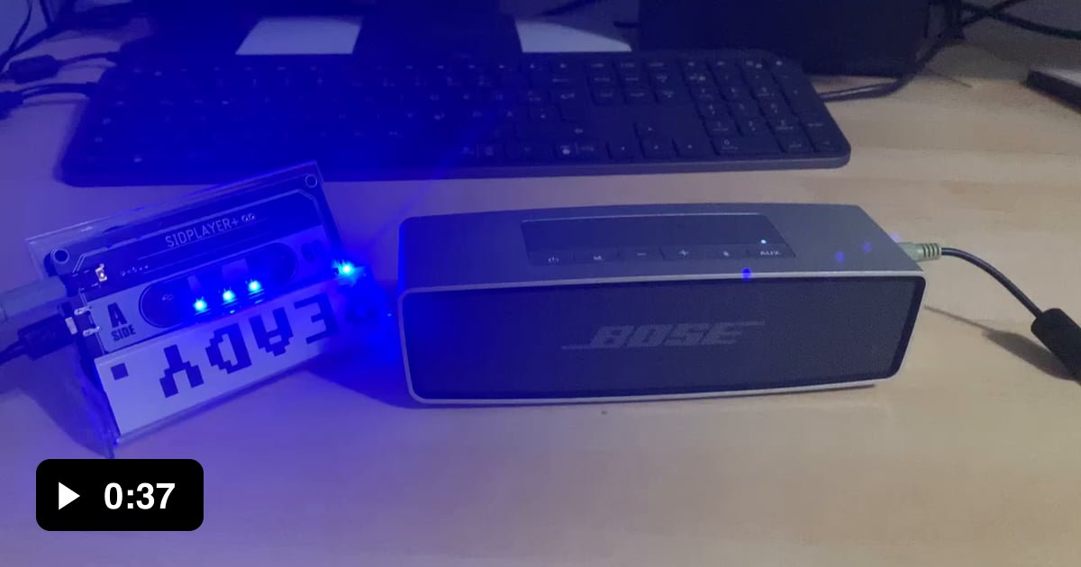 Commodore C64 Chiptunes, played by Cassette looking like Sidplayer on Bose - 9GAG