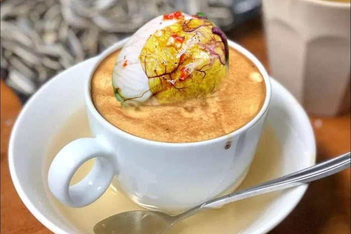 Cursed egg coffee - 9GAG