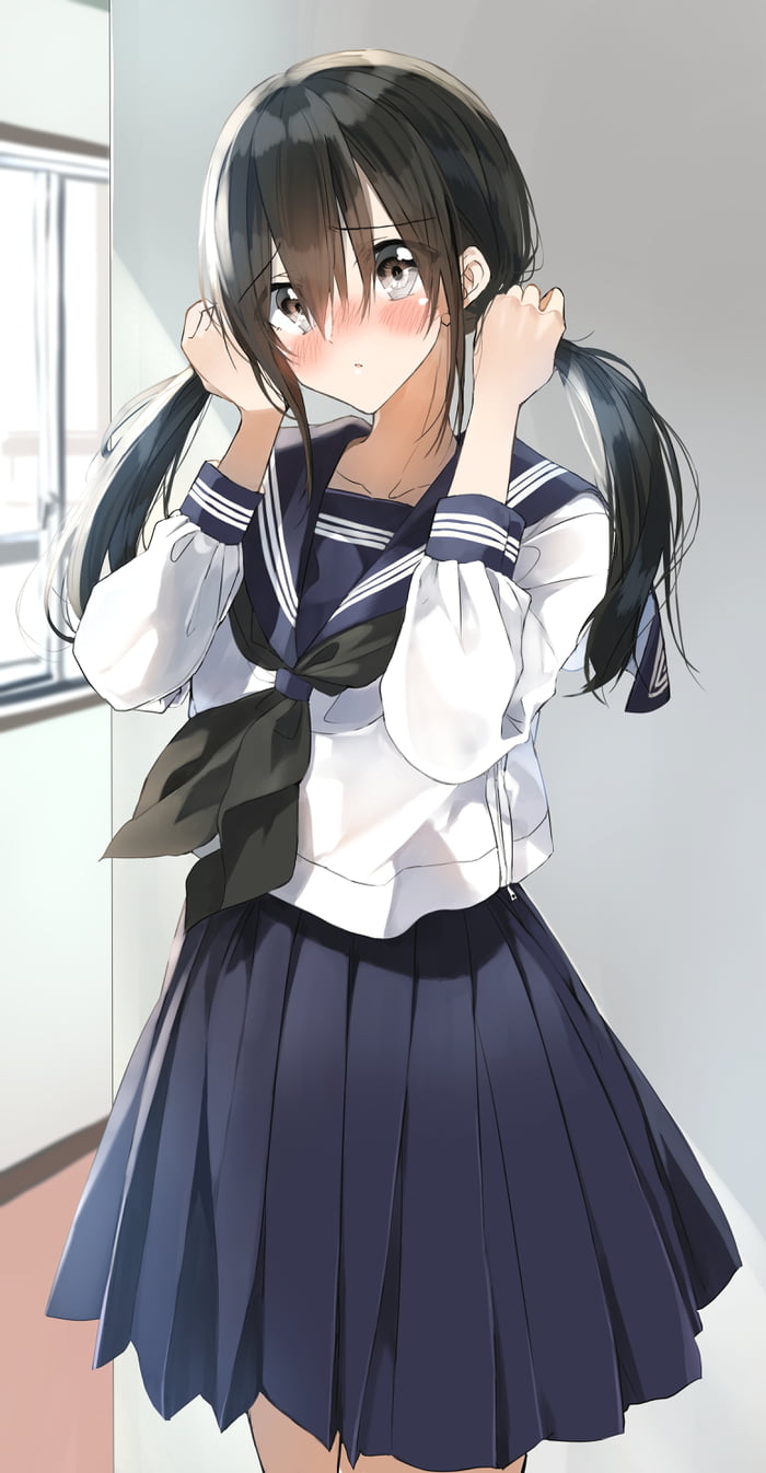 Embarrassed pigtails - 9GAG