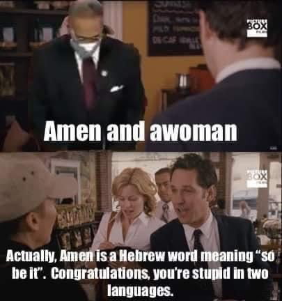 When someone uses the meme exactly as it is intended, unlike the word ...