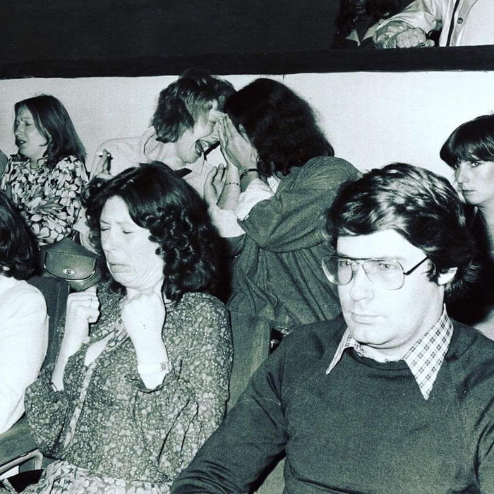 'Alien' screen test in Dallas. People reacting to the alien emerging ...