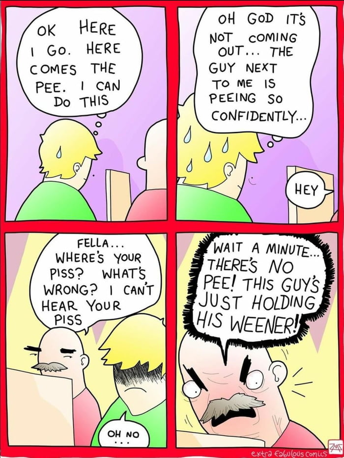 When you got shy bladder syndrome - 9GAG