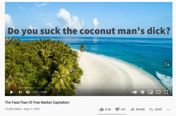Would you?, coconut man says yes - 9GAG