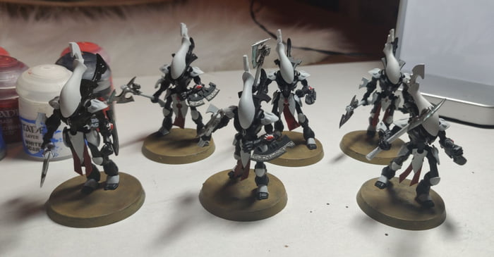Just finished my Wraithblades while waiting an eternity for the new ...