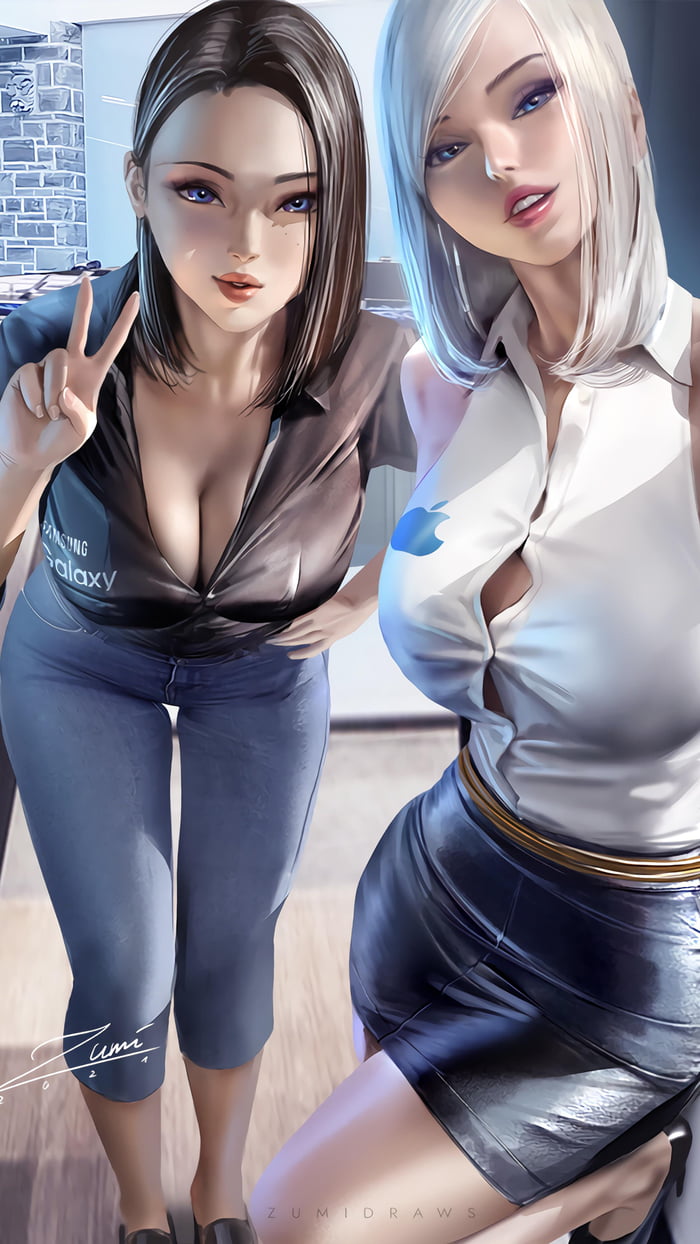 "Loving Rivals" Samantha & Siri - 9GAG