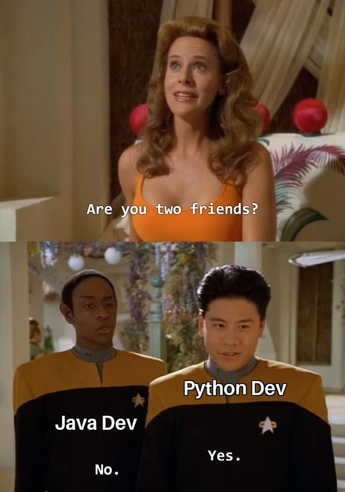 Python is coding on easy mode - 9GAG