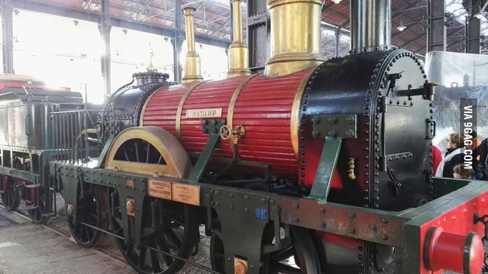 Bayard, the first steam locomotive in Italy (1839). - 9GAG