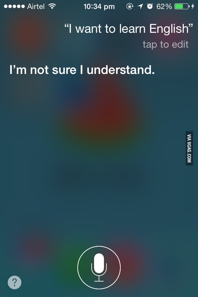 Lol siri got confused when I ask.. - 9GAG