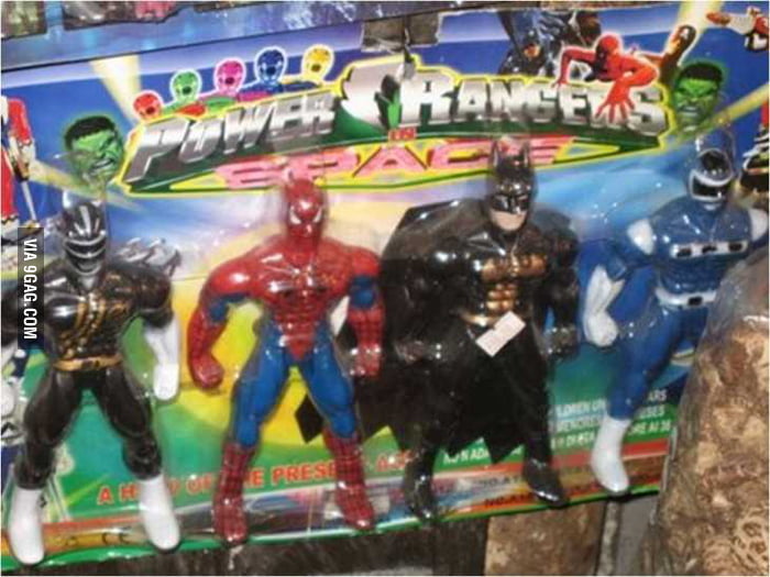 Do you remember the crossover of the power ranger , spiderman and ...