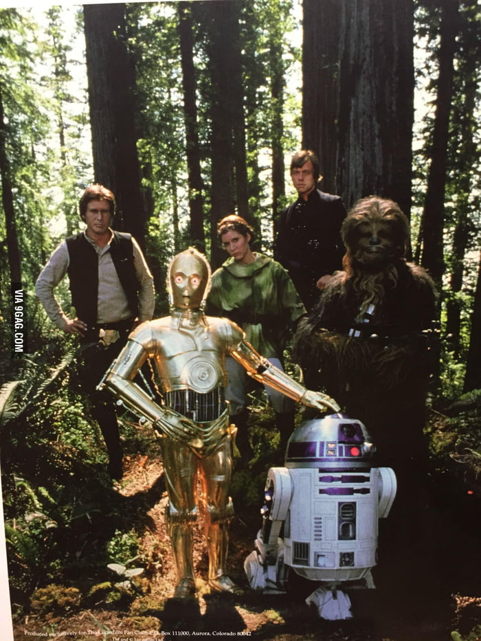 "ROTJ picture I received when I was a member of the Lucasfilm Fan Club ...