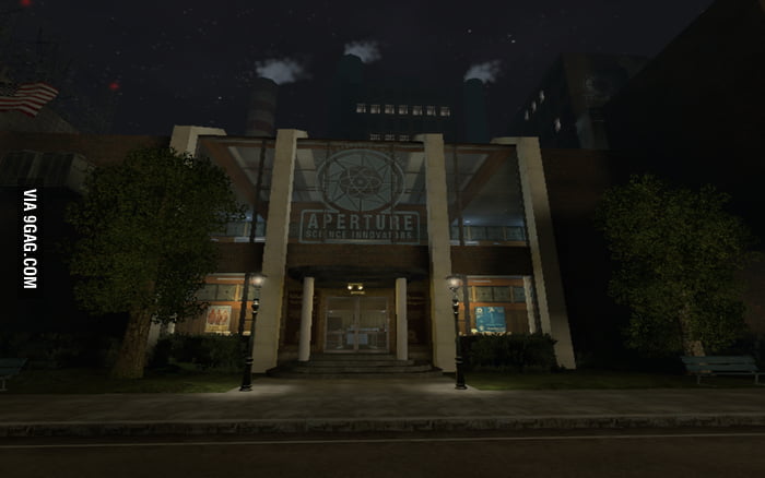 Aperture Science from the outside - 9GAG