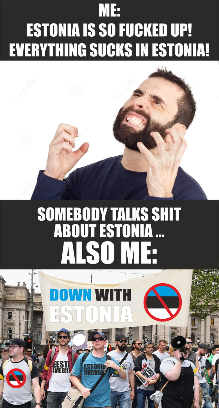 Well, not actually me but this is extremely common in Estonia and I ...