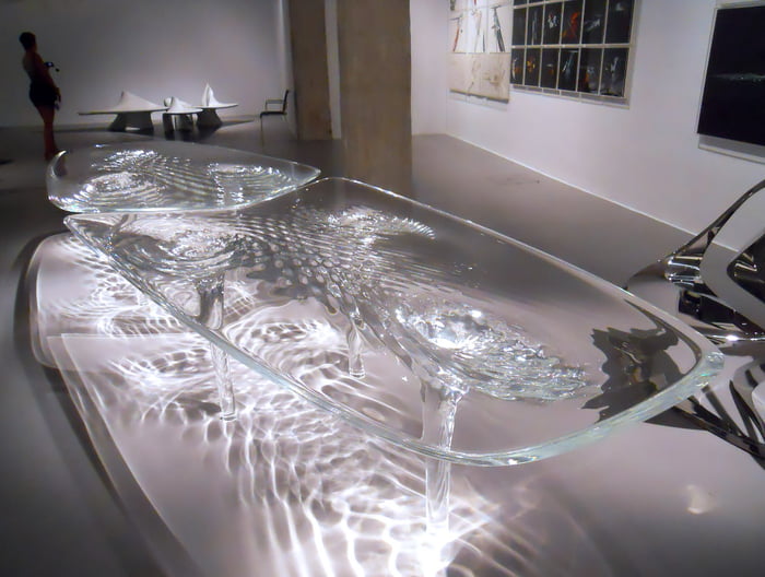 This table that looks like flowing water - 9GAG