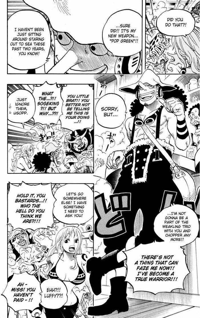 "Daily" One Piece screenshots. Day 110. Post-timeskip Usopp. - 9GAG