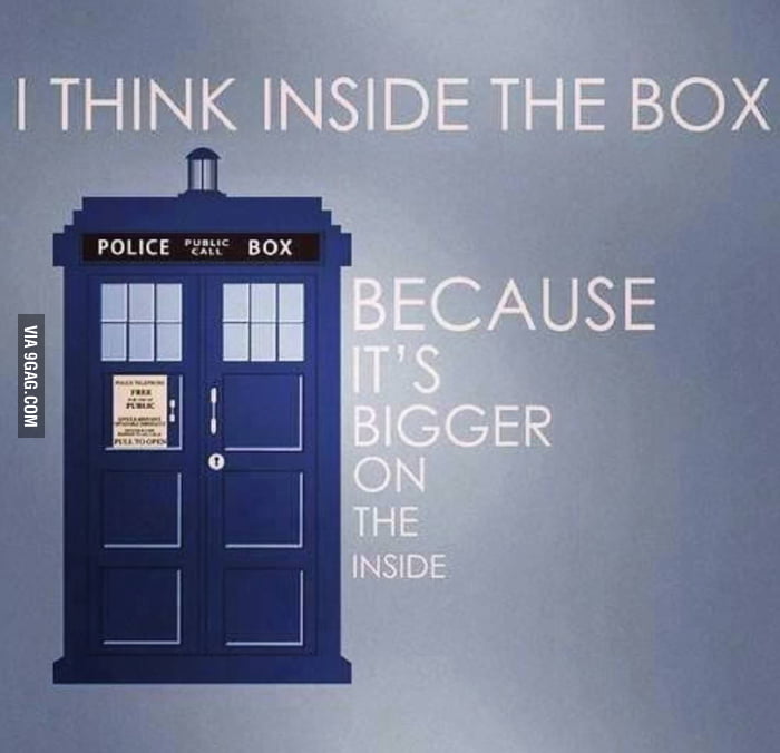 Thinking inside the box - 9GAG