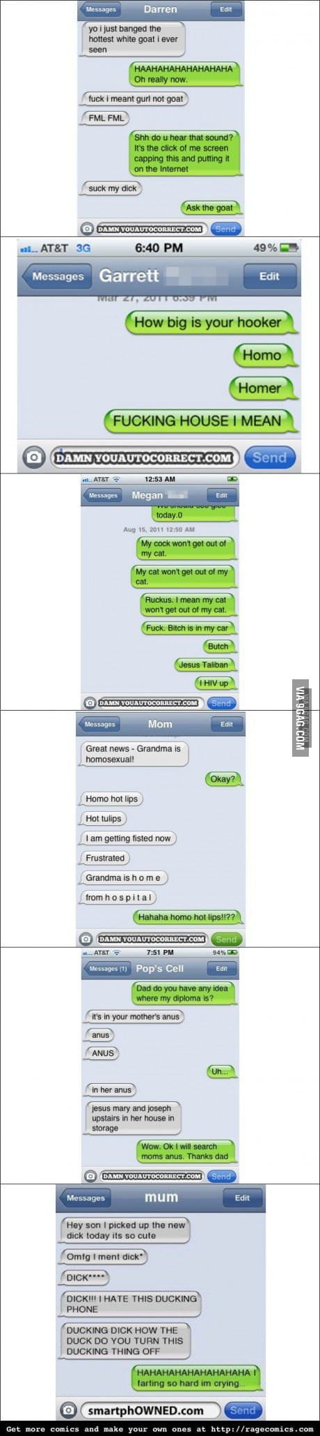 Autocorrect fails - 9GAG