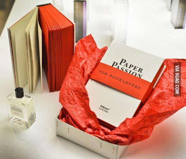 Paper Passion - a perfume that smells like a New Book - 9GAG