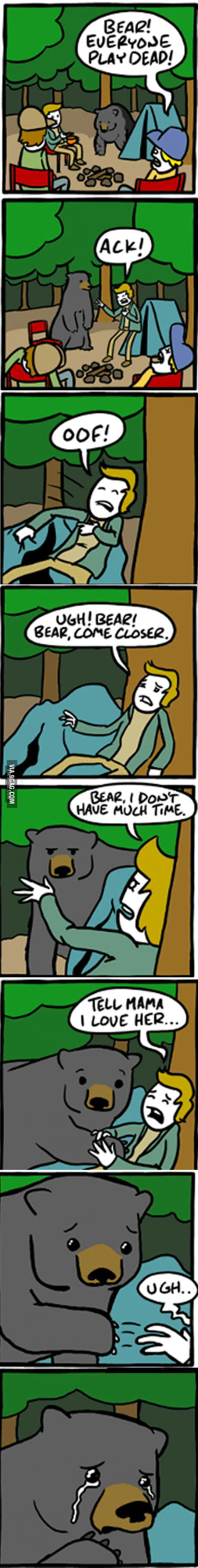 Poor bear :( - 9GAG