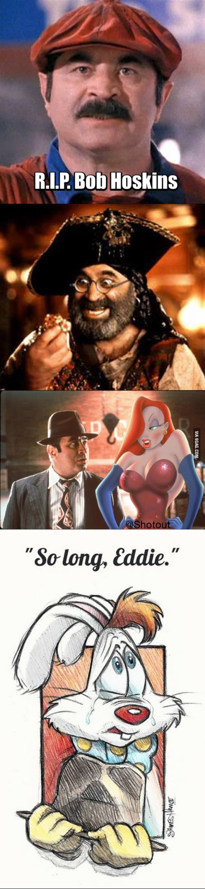 R.I.P. Bob Hoskins - 9GAG