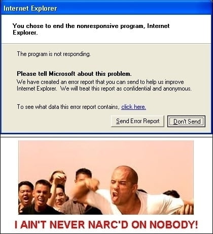 Program is not responding - 9GAG