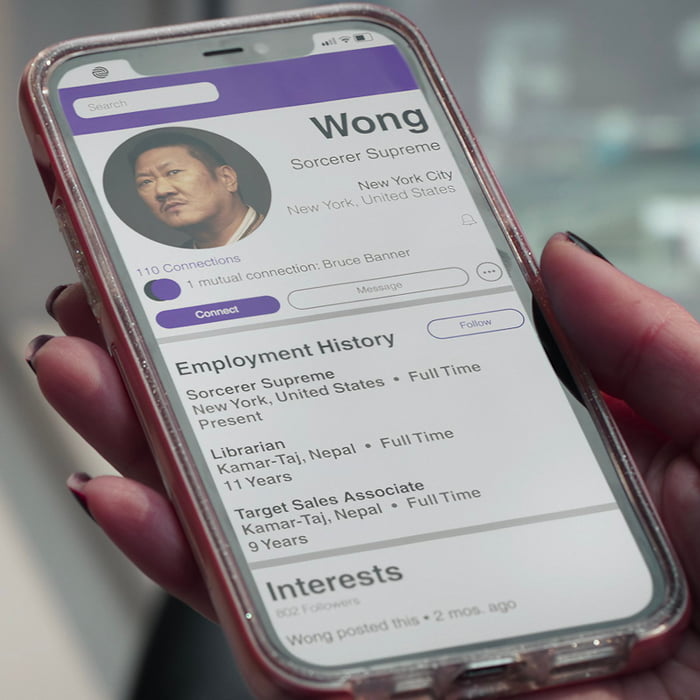 Wong's working profile - 9GAG