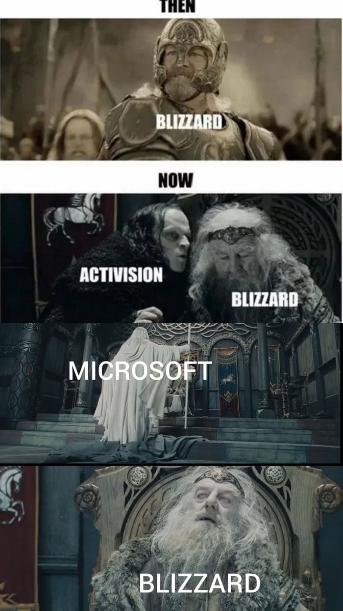 Microsoft just bought Blizzard (fixed meme) - 9GAG