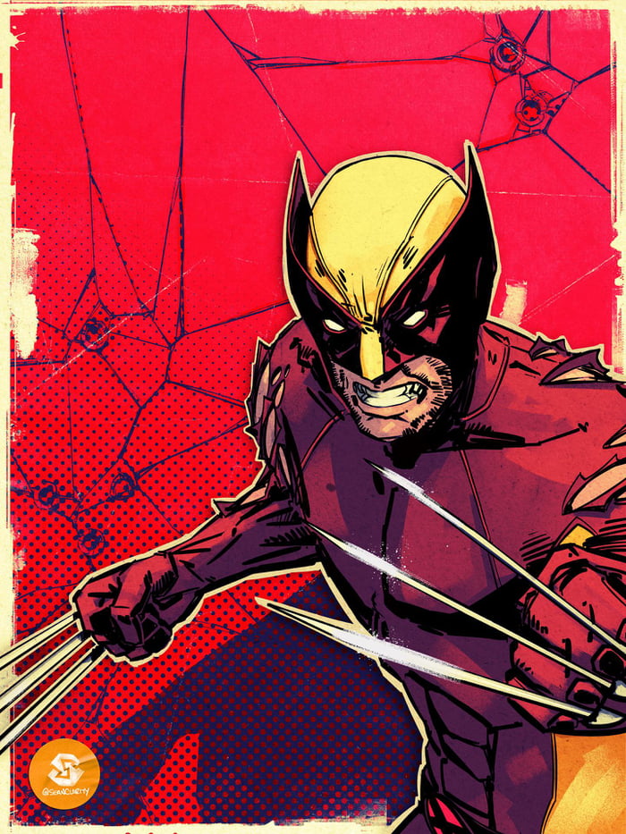 Wolverine by Sean Clauretie (Me) - 9GAG