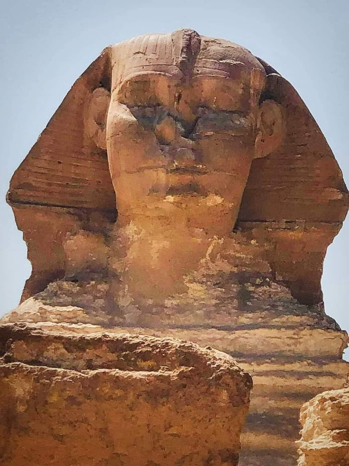 At a certain time of day, the Sphinx would appear to close its eyes. - 9GAG