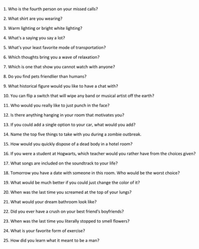 Answer whatever question you find interesting - 9GAG