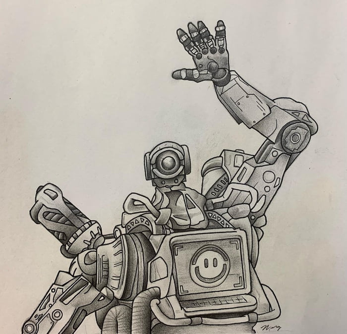 First time drawing Pathfinder! Hope you like it :) - 9GAG