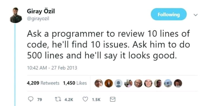 Every Code Review - 9GAG