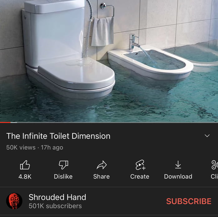 Ever Dream of The Infinite Toilet Dimension? - 9GAG