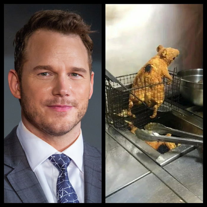 Who would win? Chris Pratt or Crisp Rat? - 9GAG