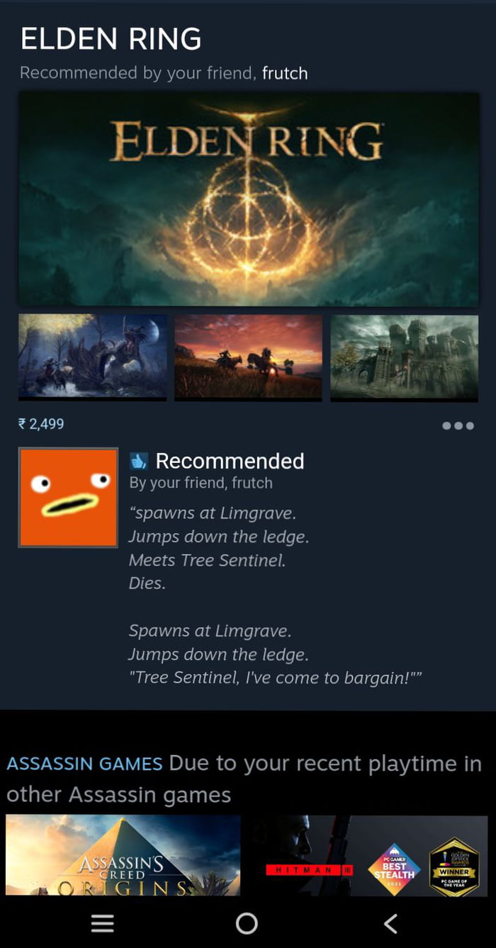 My friends review on elden ring........ - 9GAG