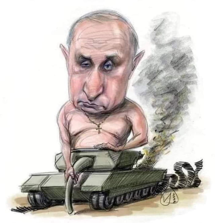 Putler banned this caricature in 2. Soviet Union. Let`s keep it alive ...