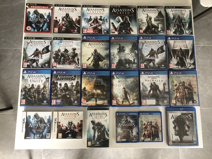 As far as I know, these are all the physical copies of the AC franchise ...